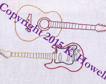 Music Hand Embroidery Pattern - Etsy