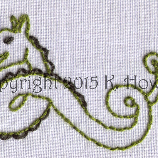 Dragon Hand Embroidery Pattern - Etsy