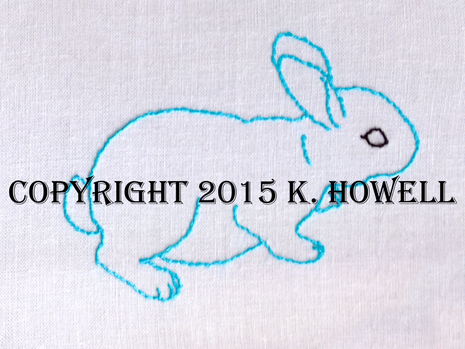 Bunny Hand Embroidery Pattern Rabbit Easter Cute PDF | Etsy