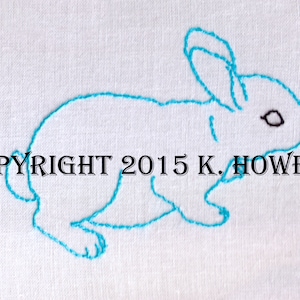 Bunny Hand Embroidery Pattern, Rabbit, Easter, Cute, PDF - Etsy