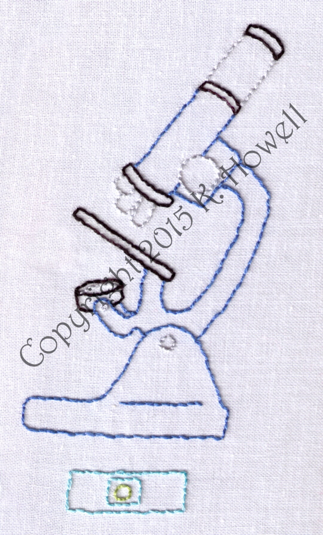 Microscope Hand Embroidery Pattern, Science, PDF - Etsy
