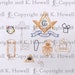 Masonic Hand Embroidery Pattern Masonic Symbol Eastern Star Secret