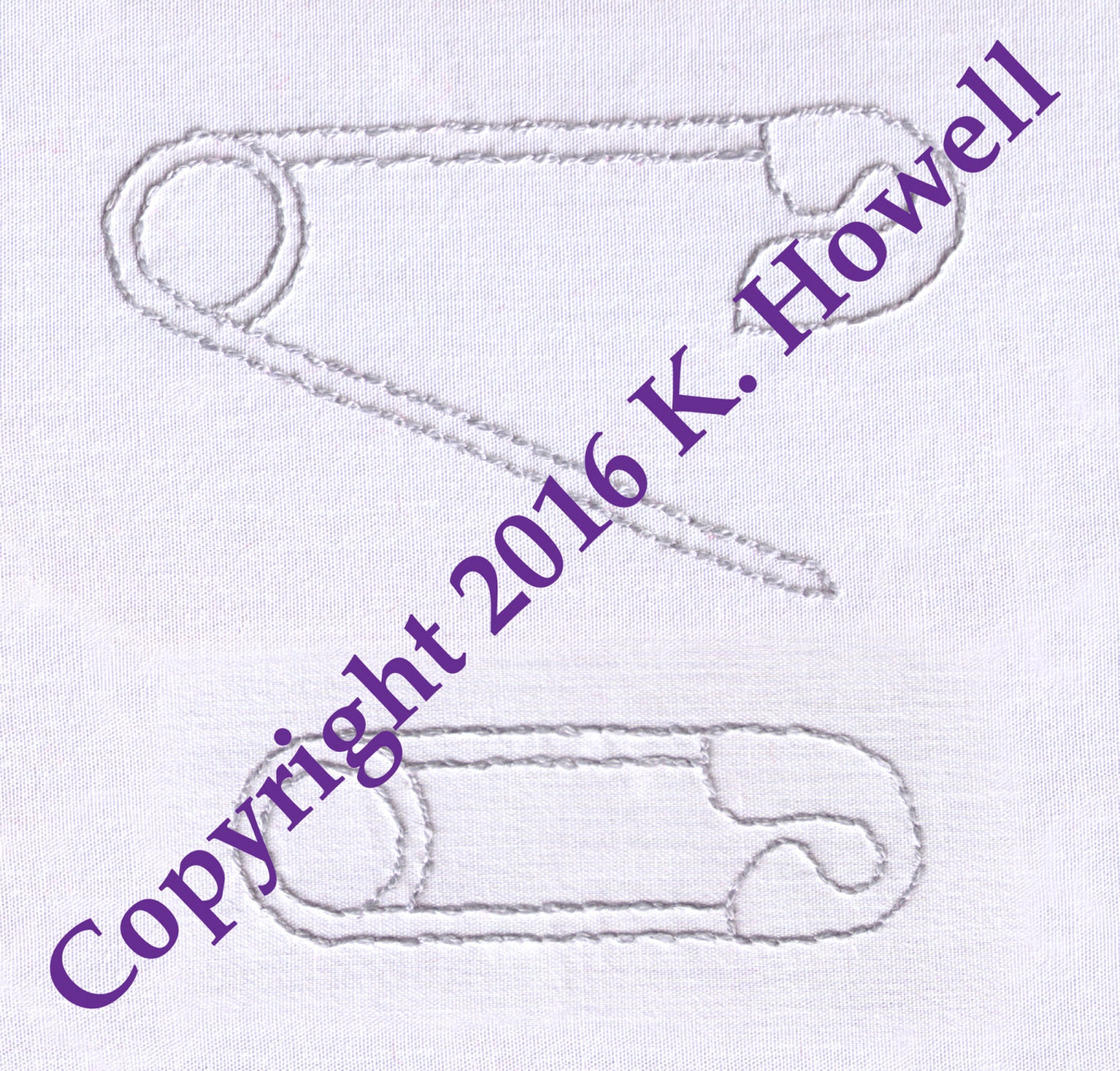 Safety Pin Hand Embroidery Pattern Sewing Punk Ally - Etsy