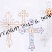 Crosses Hand Embroidery Pattern, Catholic, Jesus, Cross, Easter ...