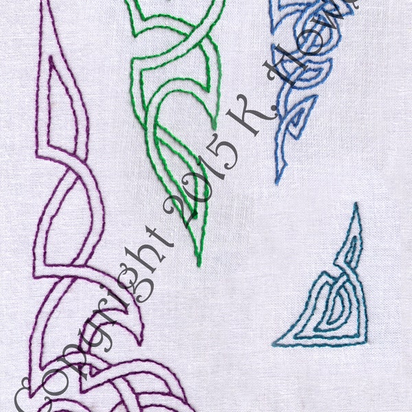 Celtic Hand Embroidery Pattern - Etsy