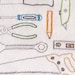 Tools Hand Embroidery Pattern, Tools of the Trade Deluxe, Hanyman ...