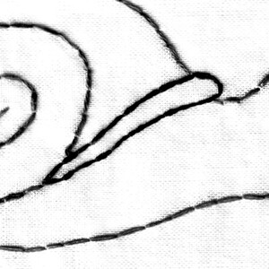 Snail Hand Embroidery Pattern, Garden, Shell, PDF - Etsy