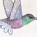 Hummingbird Hand Embroidery Pattern, Detailed, Fancy, PDF - Etsy