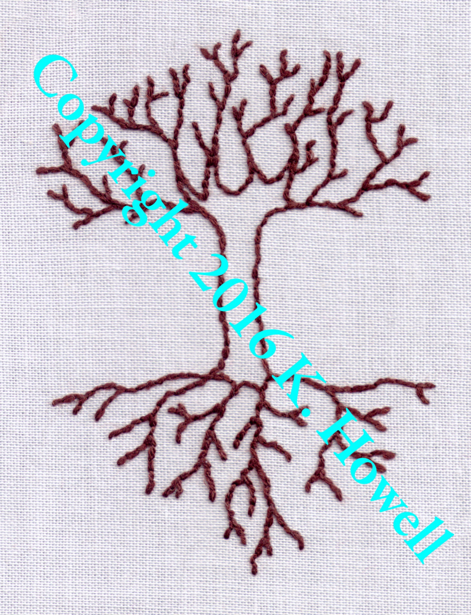Tree Hand Embroidery Pattern Tree of Life PDF | Etsy