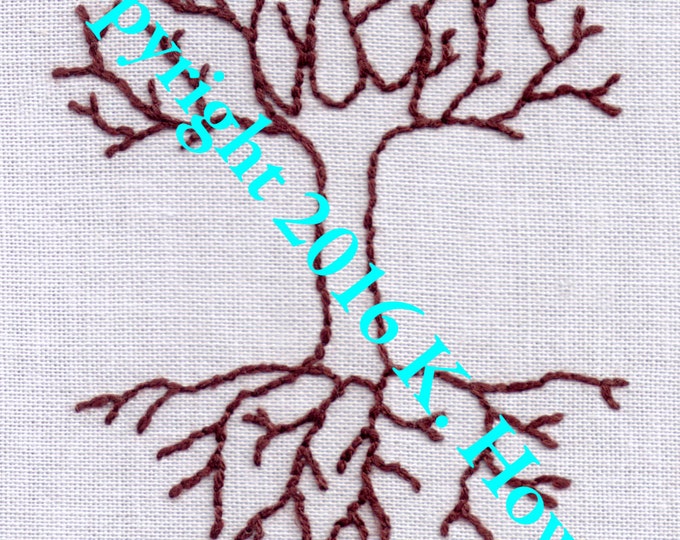 Tree of Life Hand Embroidery Pattern PDF - Stitching Instructions ...