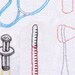 Medical Hand Embroidery Pattern, Medical Tools, Doctor, Nurse, Hospital ...