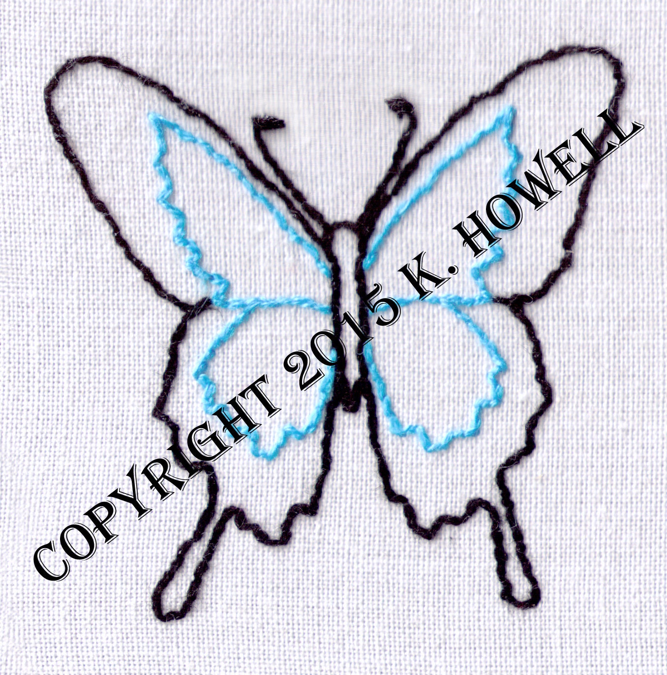 Butterfly Hand Embroidery Pattern Bug Wings Pretty PDF | Etsy