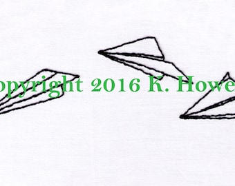 Airplane Hand Embroidery Pattern Plane Aircraft PDF | Etsy