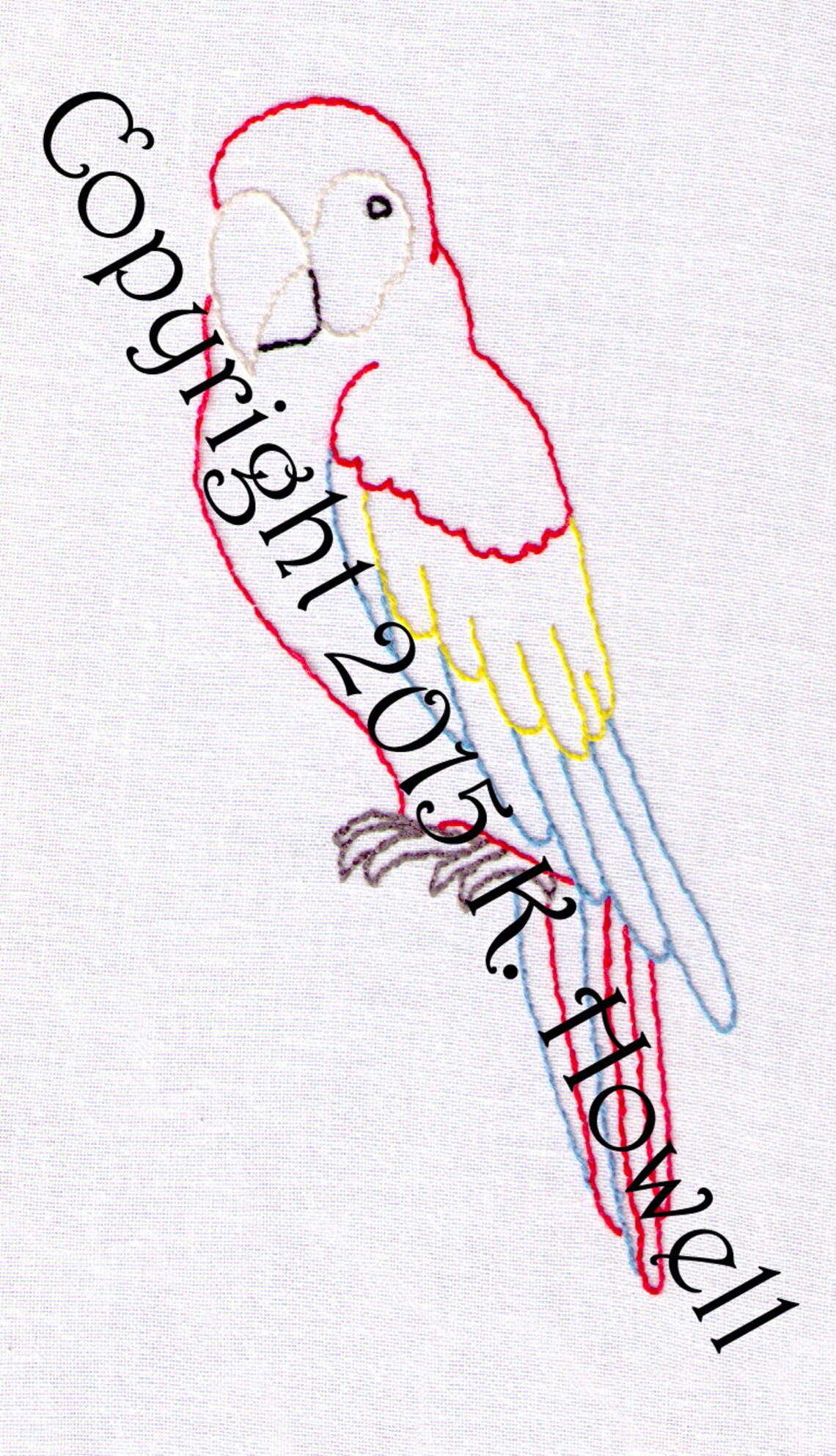 Bird Hand Embroidery Pattern Combo Pack, PDF, Parrot Trio, Flying ...