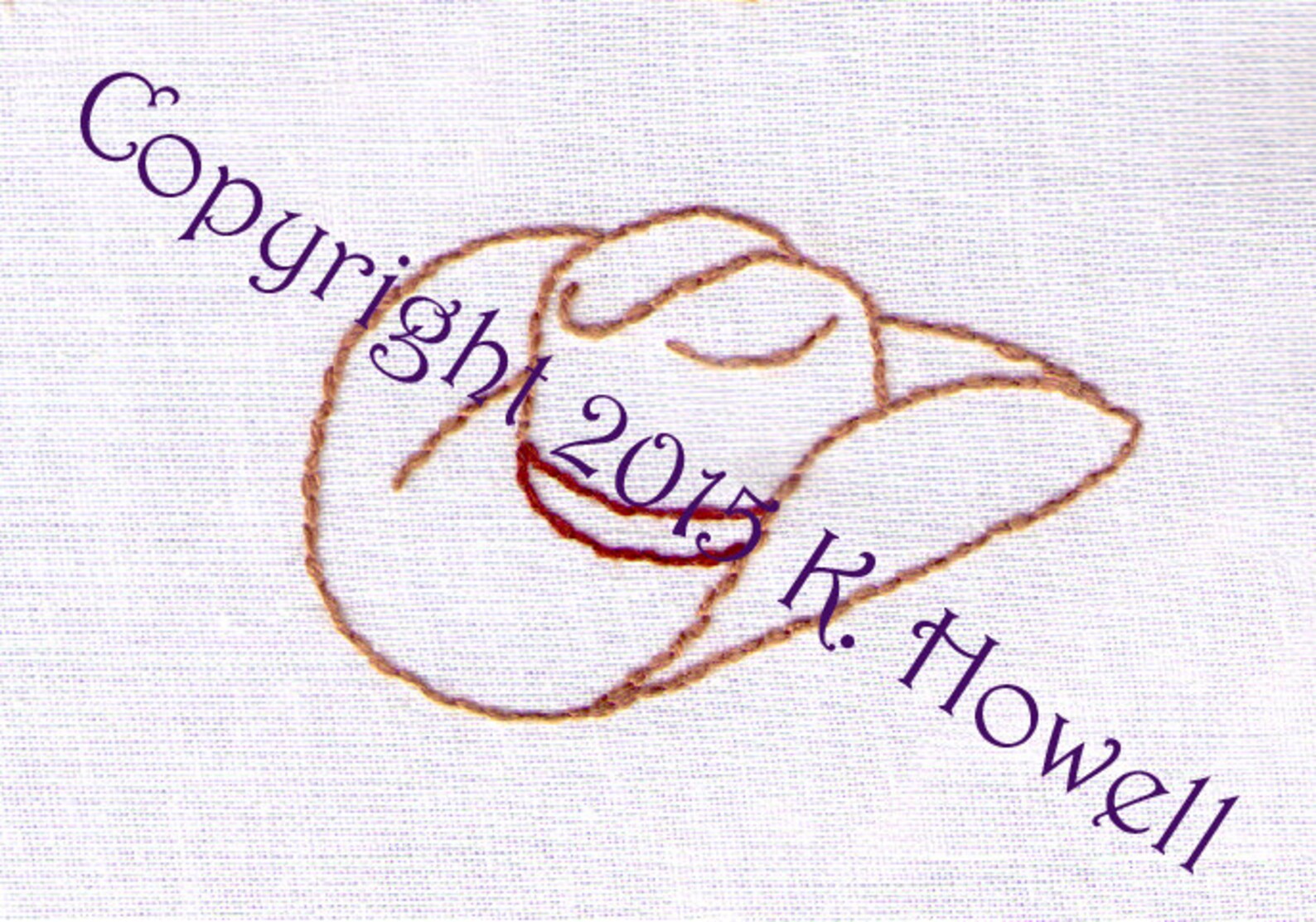 Hat Hand Embroidery Pattern, Cowboy, Cowgirl, Hat, West, Old West ...