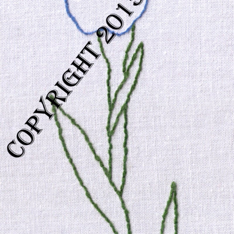 Iris Embroidery - Etsy