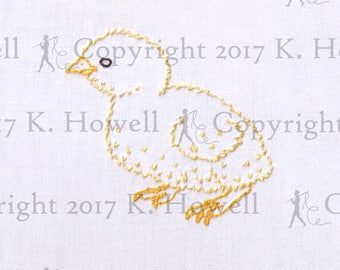 Chicken Hand Embroidery Pattern Hen Farm Female Bird | Etsy