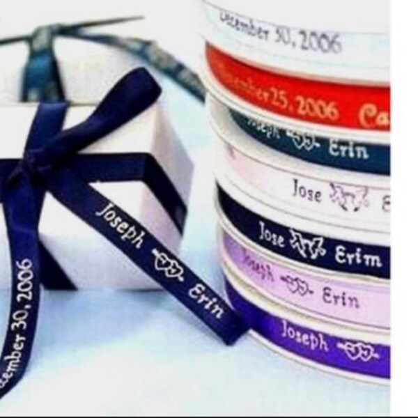 Personalized Ribbon for Favors - Etsy