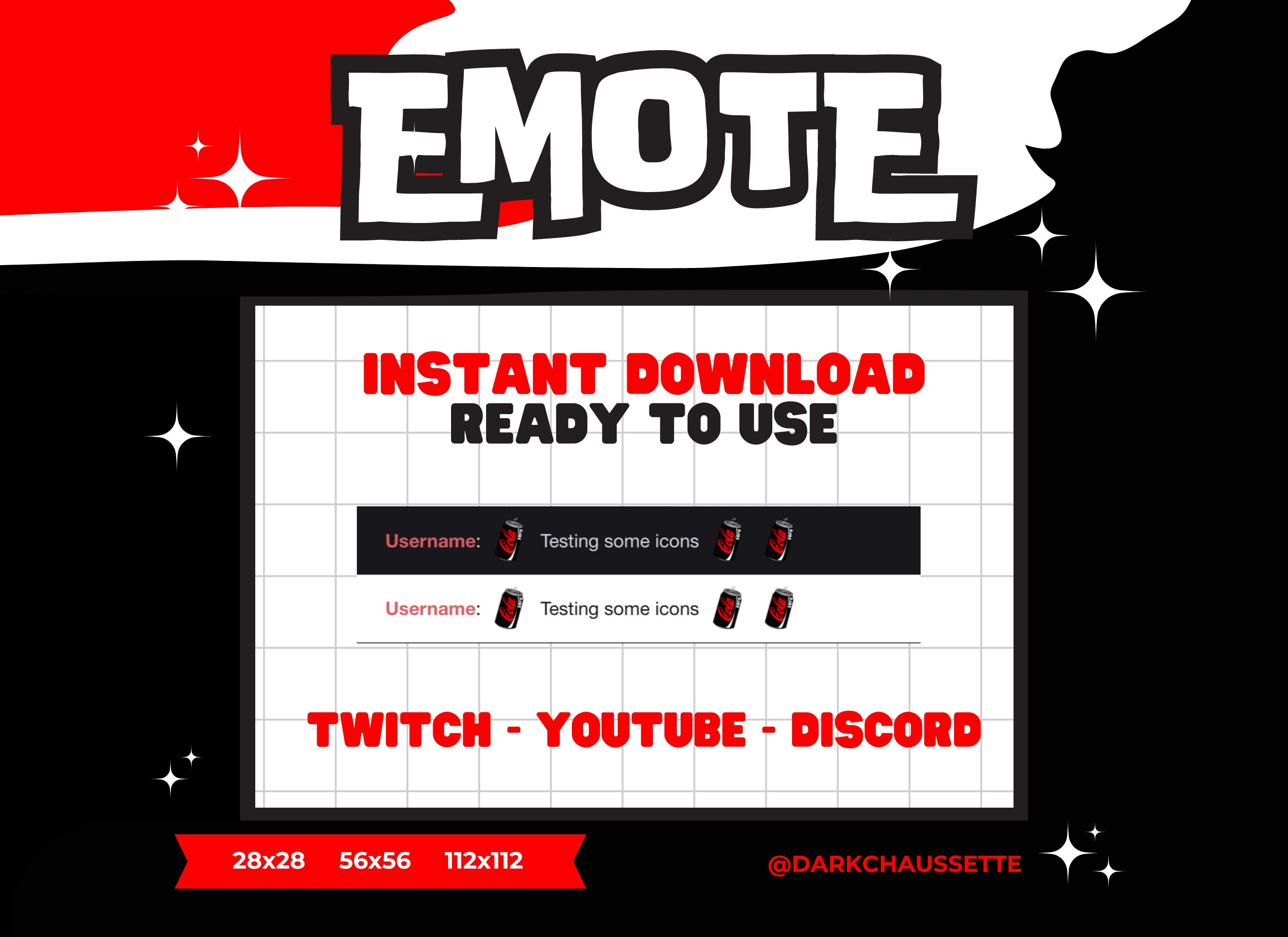 Twitch Emote Coca Zero, Twitch Emote Coca, Emote Coca, Emote Diet Coke ...