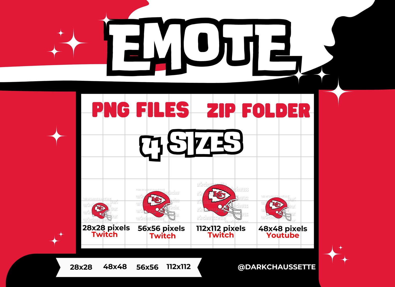 American Football Emote, NFL Twitch, Foot Us Emote, Kansas City Emote ...