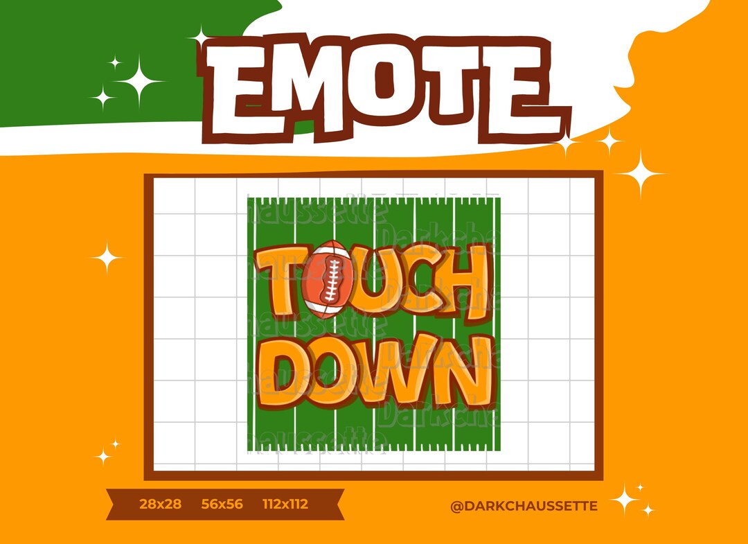 Emote Football US, Emote Touch Down, Twitch Emote Football US, Emote ...