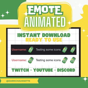 Twitch Animated Emote Soda, Twitch Animated Emote Sprite, Emote ...