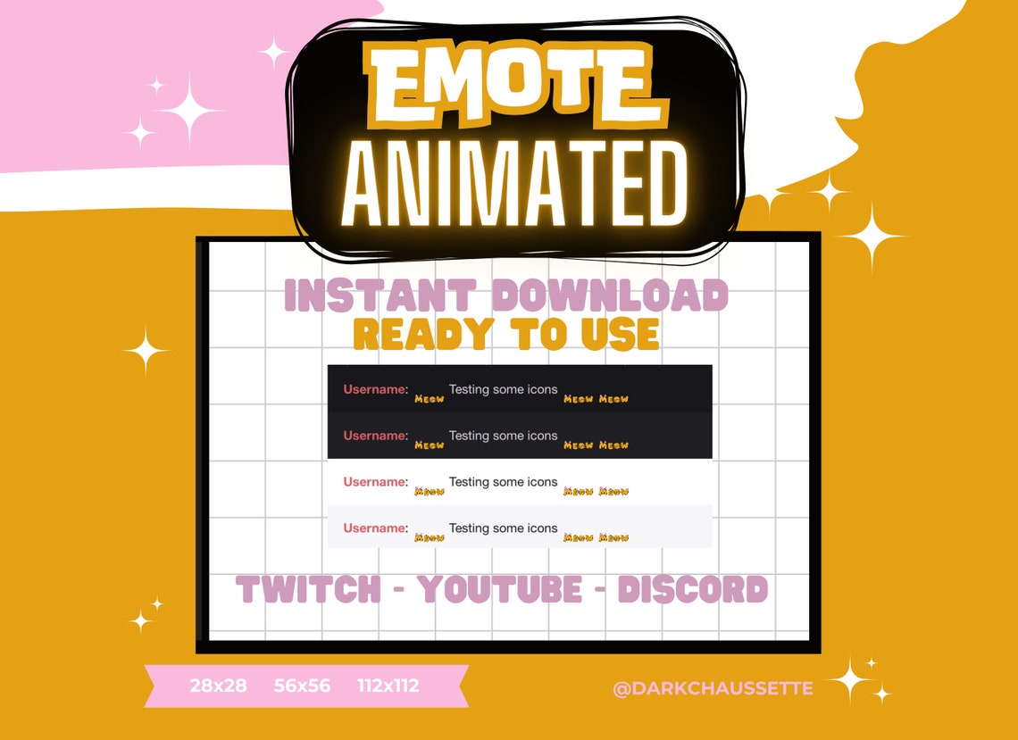 Twitch Emote Meow, Twitch Emote Cat, Emote Meow, Emote Cat, Twitch Cat ...