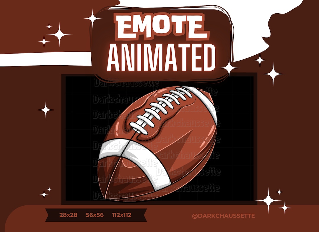 Twitch Animated Emote Football US, Emote Animated Football US, Emote ...