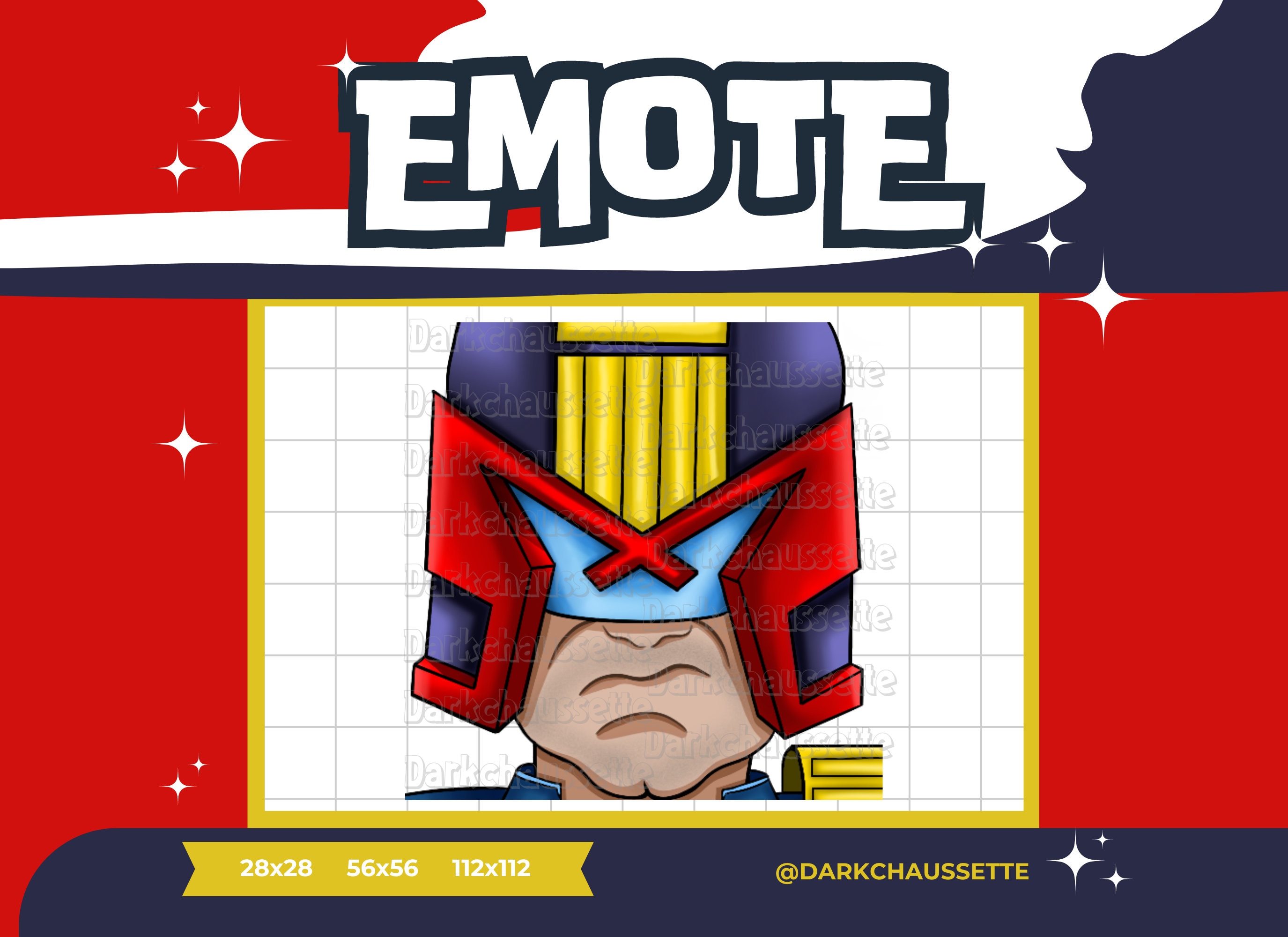 Twitch Emote Judge Dred, Emote Twitch Avenger, Emote Judge Dred, Emote ...