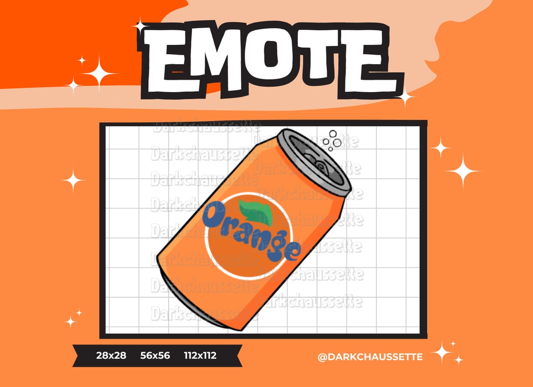 Twitch Emote Soda Orange, Twitch Emote Fanta, Tiwtch Emote Soda, Emote ...