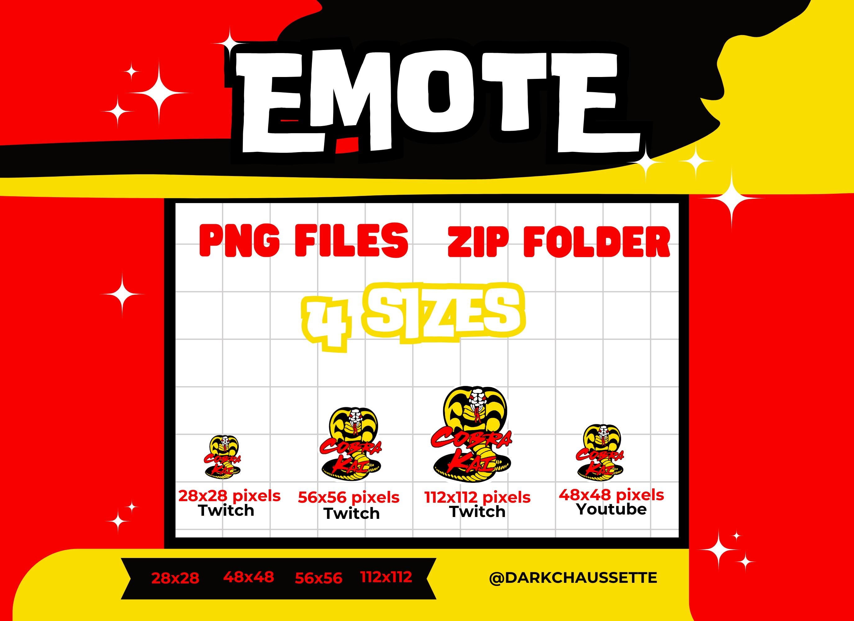 Cobra Kai Emote, Karate Emote, Snake Emote, TV Serie Emote, Twitch ...