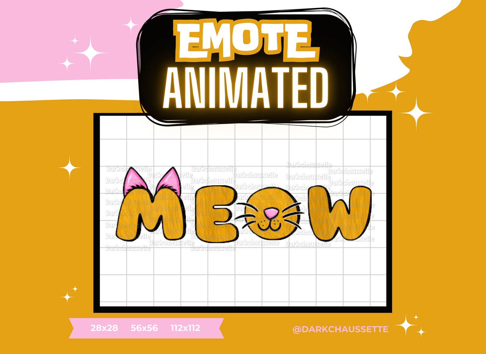 Twitch Emote Meow, Twitch Emote Cat, Emote Meow, Emote Cat, Twitch Cat ...
