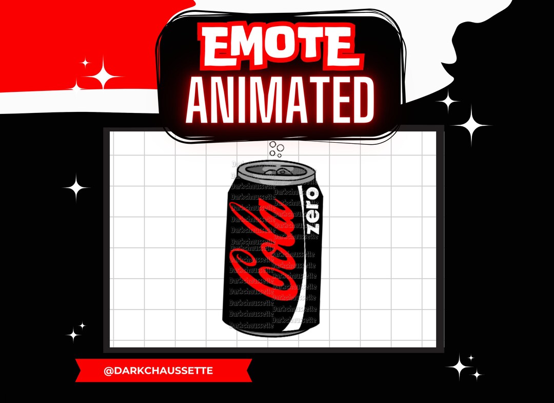 Twitch Animated Emote Cola Zero, Diet Coke, Emote Soda, Discord ...
