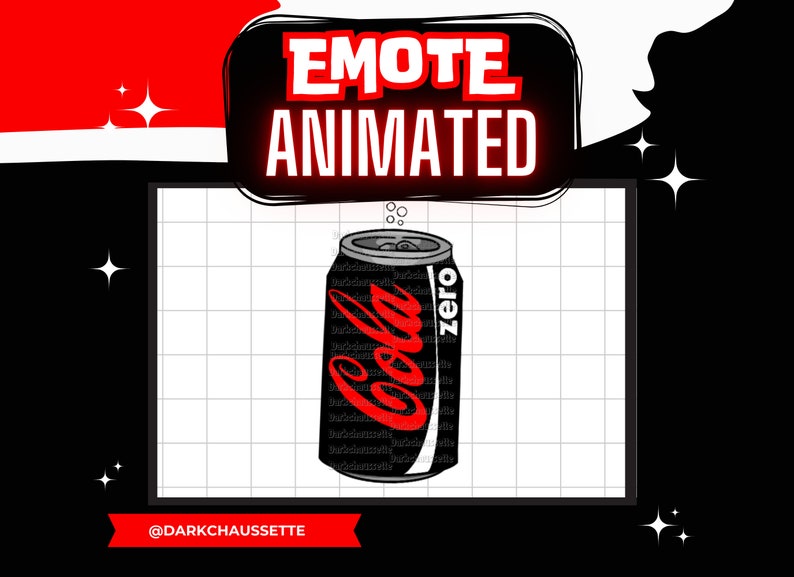 Twitch Animated Emote Cola Zero, Diet Coke, Emote Soda, Discord ...