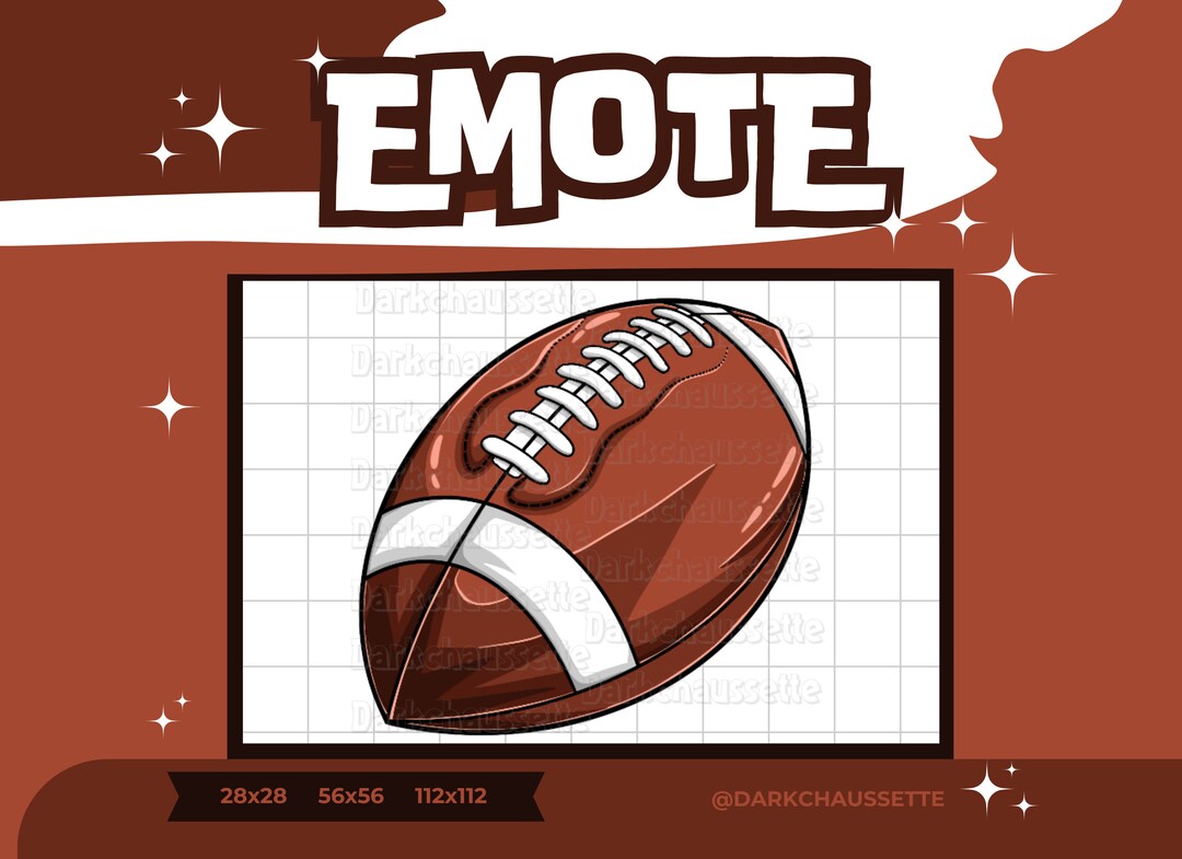 Twitch Emote Football US, Emote Football US, Emote Football, Emote Ball ...