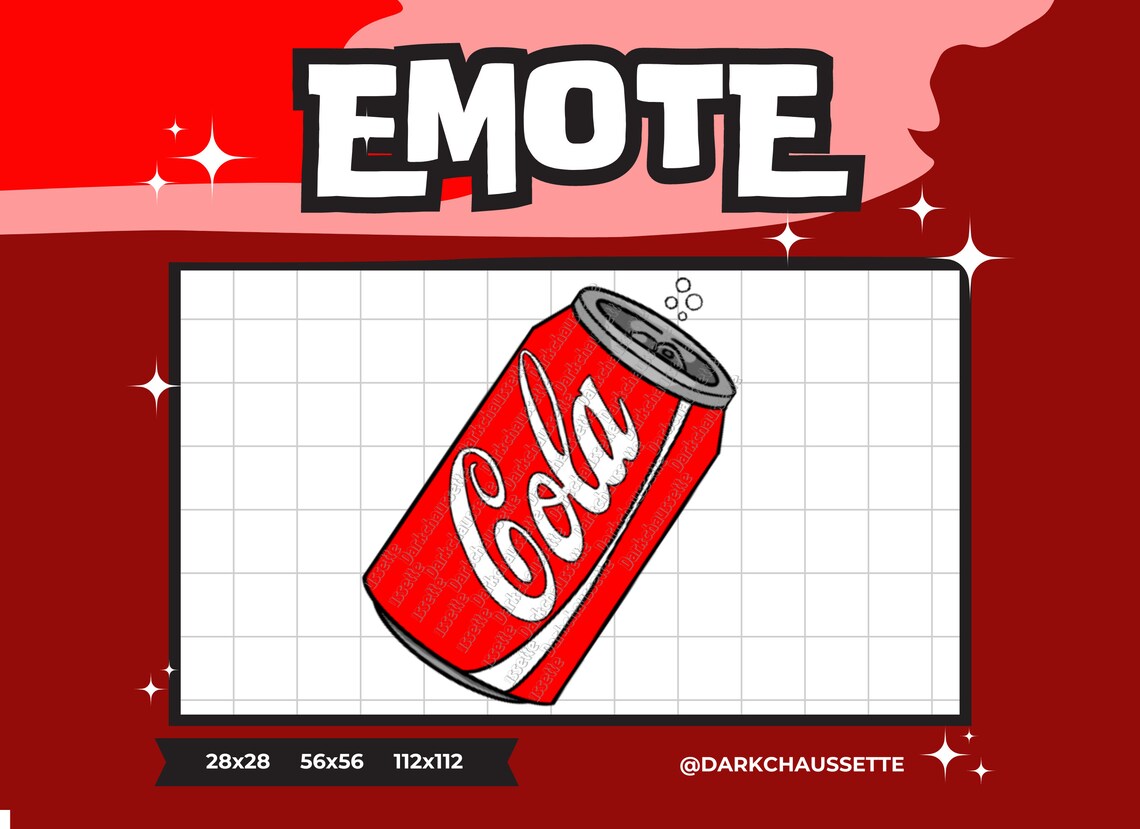 Twitch Emote Cola, Twitch Emote Coca, Twitch Emote Soda, Emote Coca ...