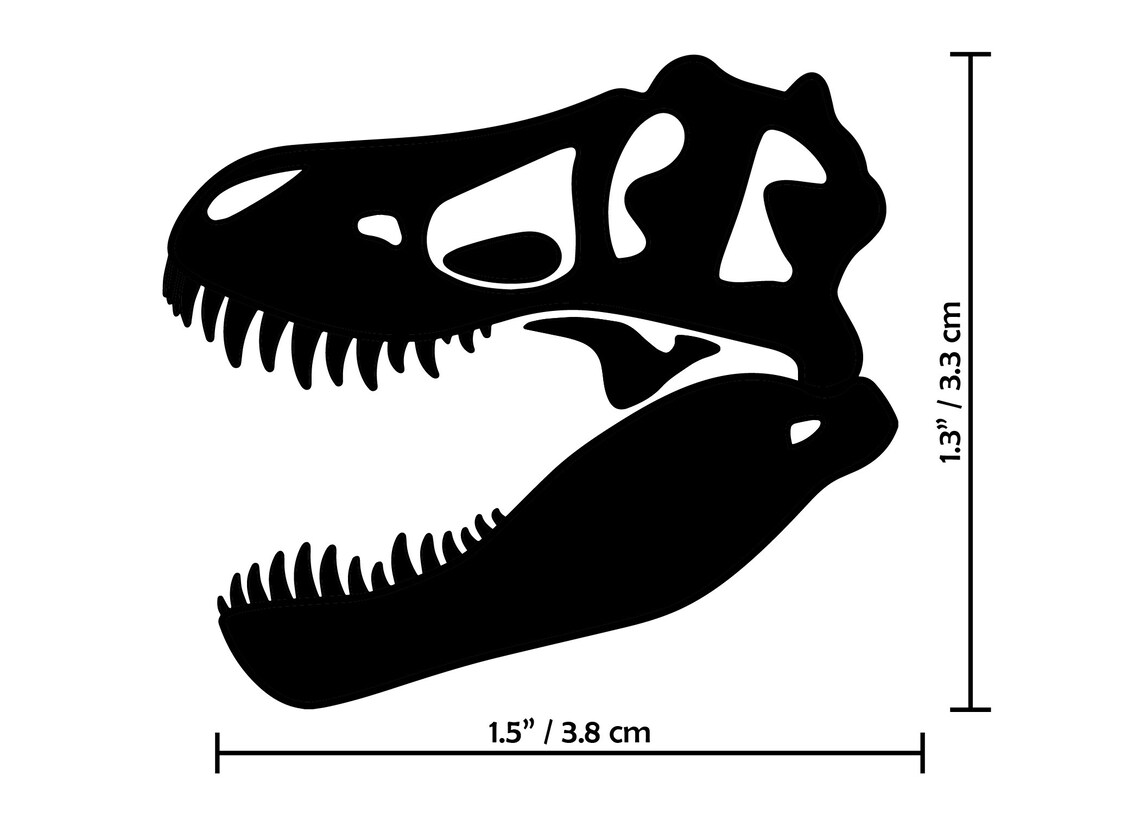 T. Rex Skull - Black & Rose Gold Soft Enamel Pin - LIMITED EDITION - Etsy