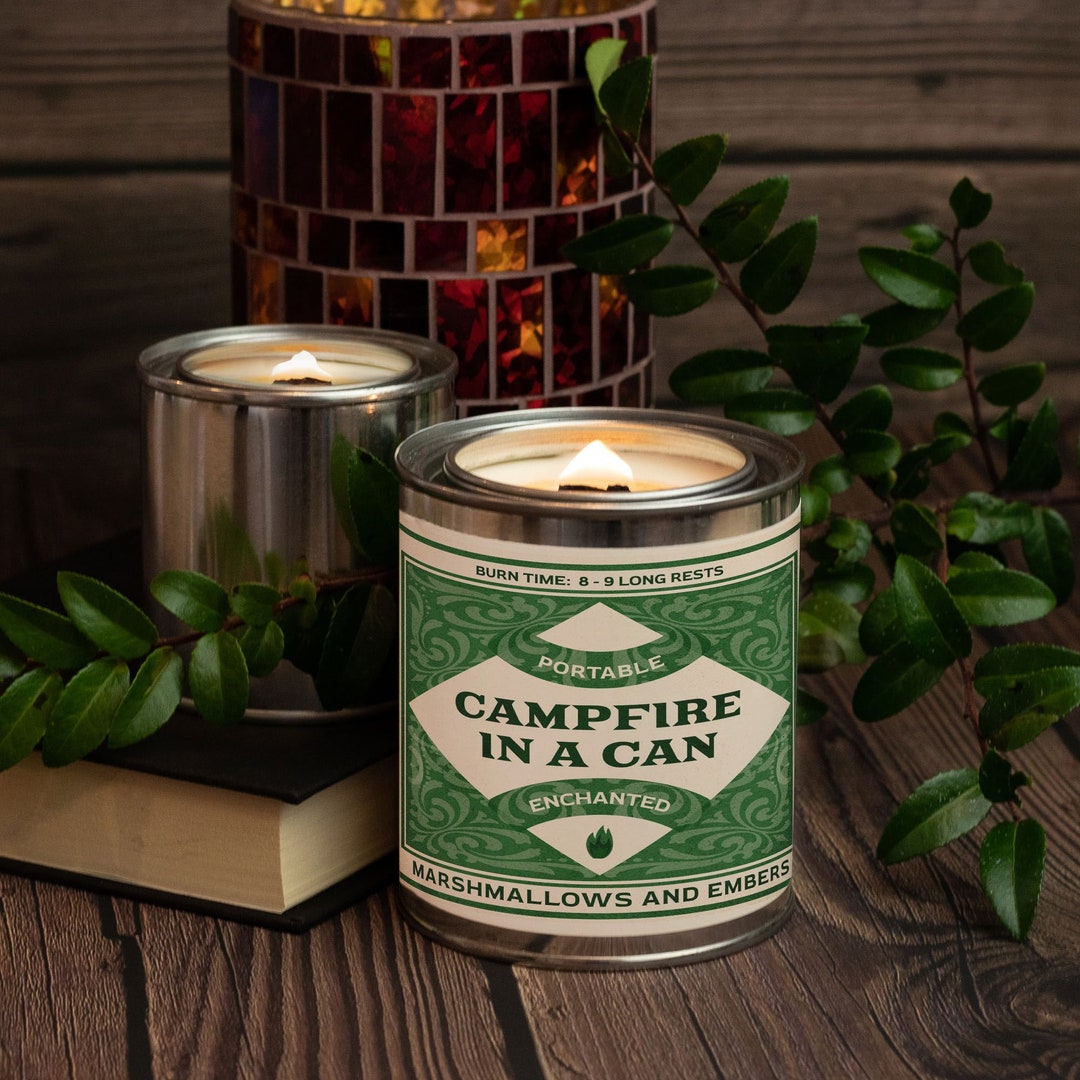 Crackling Campfire Candle Thematic Fantasy Dungeons and Dragons Dnd ...