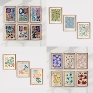 3000 Eclectic Poster Set Art Prints, Gallery Wall Set, Dorm Room Decor ...