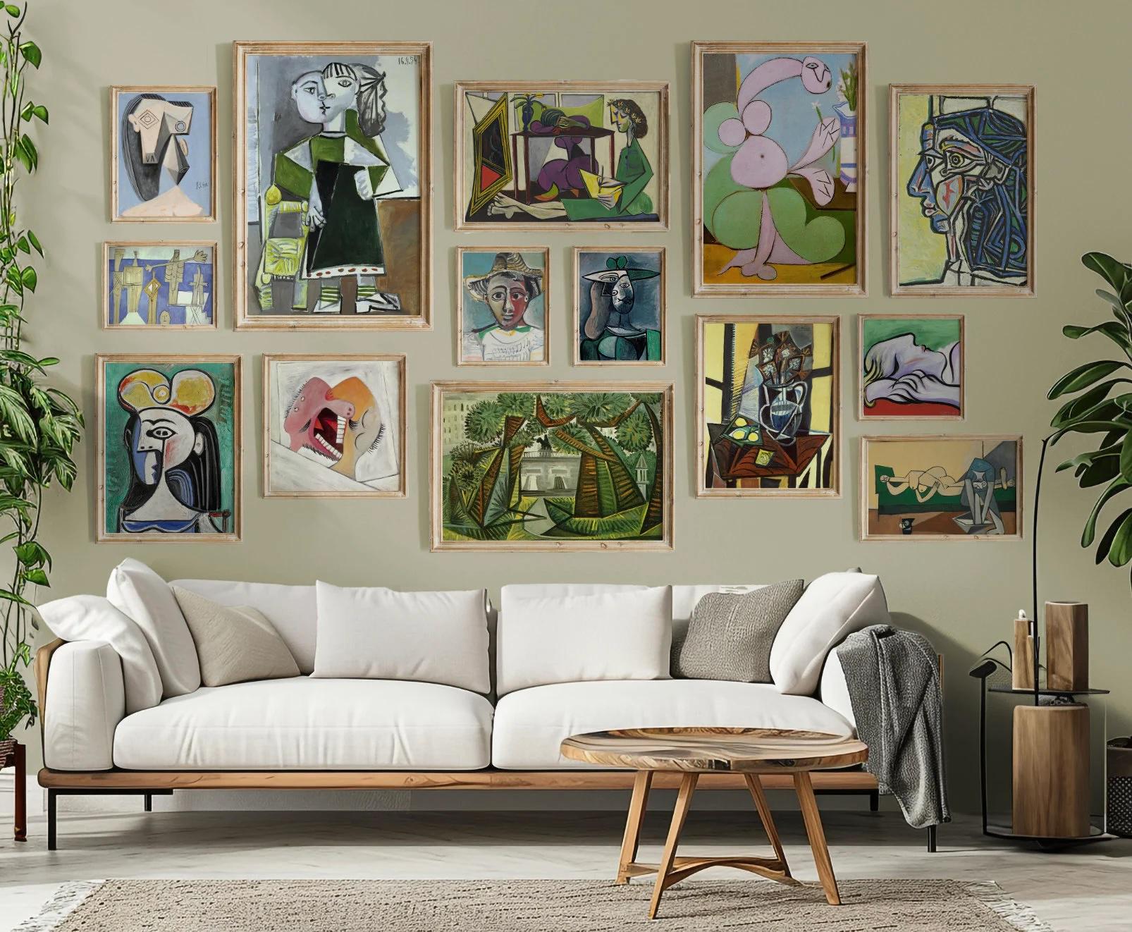 150+ Cubism Art Bundle, Pablo Picasso Art Prints, Mid-century Decor ...