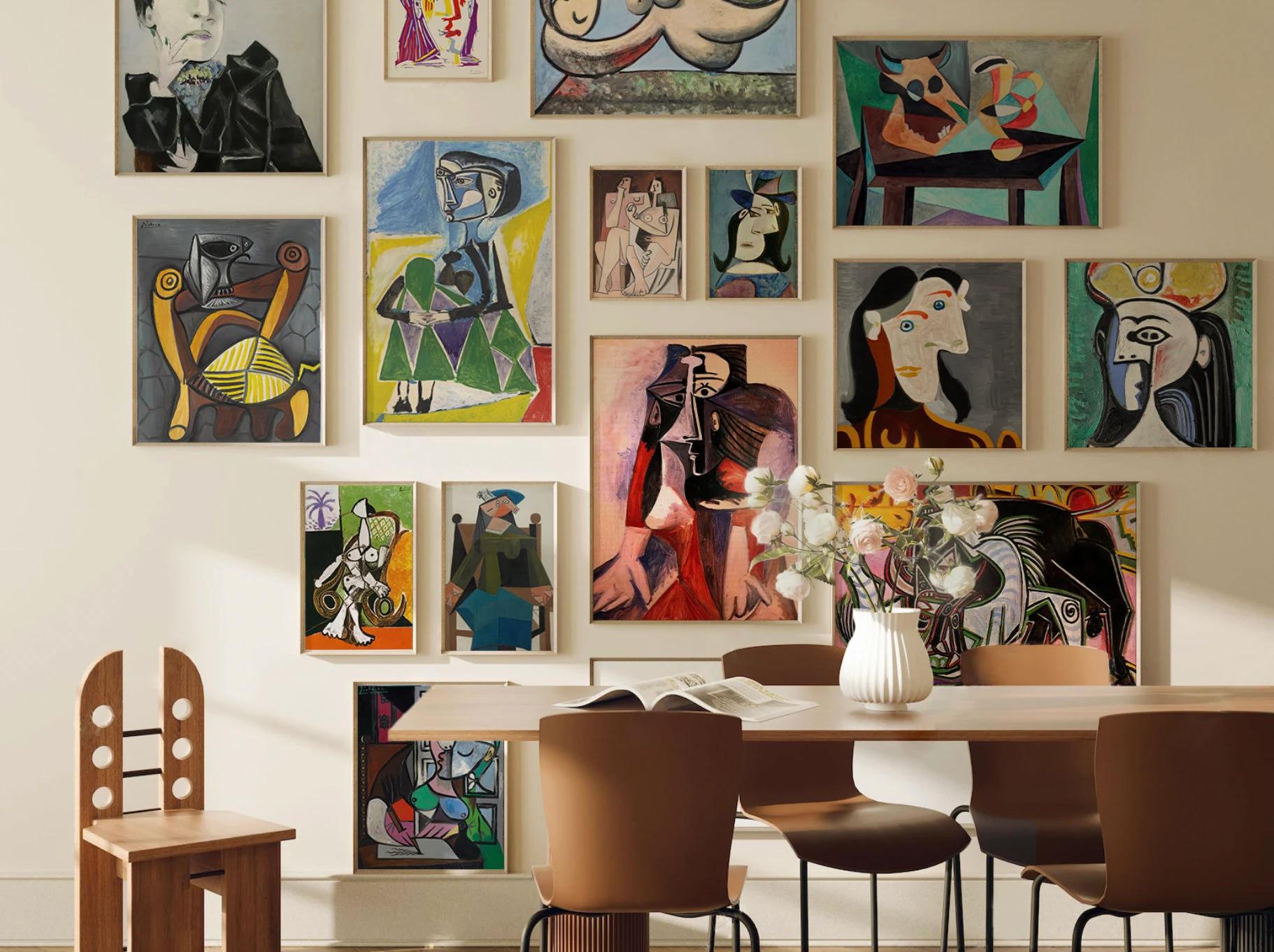 150+ Cubism Art Bundle, Pablo Picasso Art Prints, Mid-century Decor ...