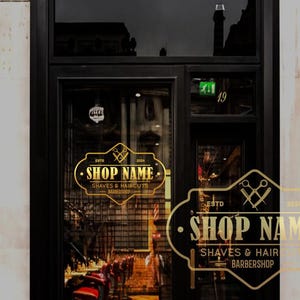 Custom Business Window Decal Personalized Storefront Sticker Vinyl Shop ...