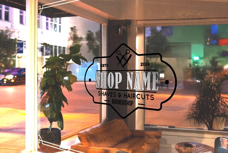 Custom Business Window Decal Personalized Storefront Sticker Vinyl Shop ...