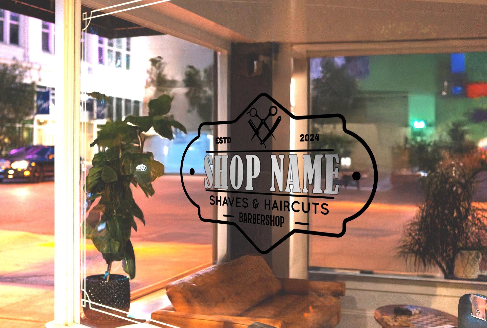 Custom Business Window Decal Personalized Storefront Sticker Vinyl Shop ...