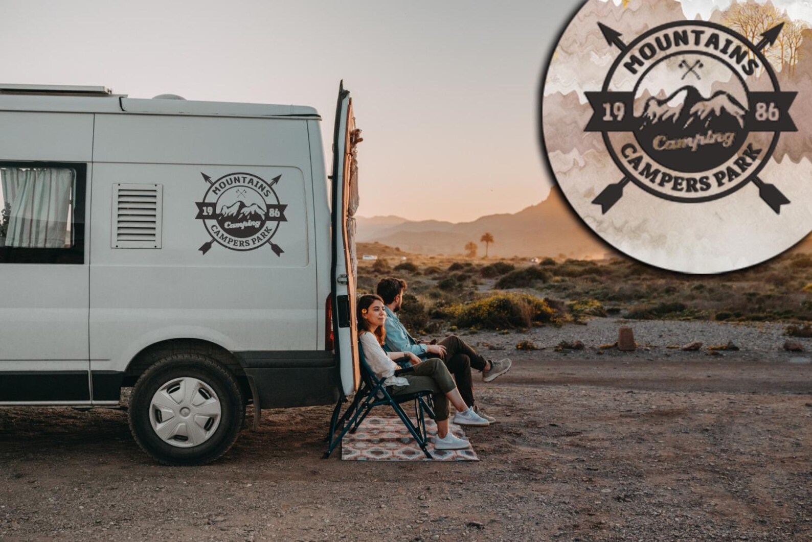 Bring Your Camping Spirit to Your Vehicle. High Quality Sticker Designs ...
