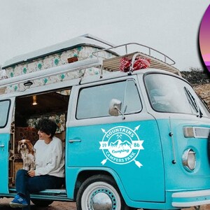 Bring Your Camping Spirit to Your Vehicle. High Quality Sticker Designs ...