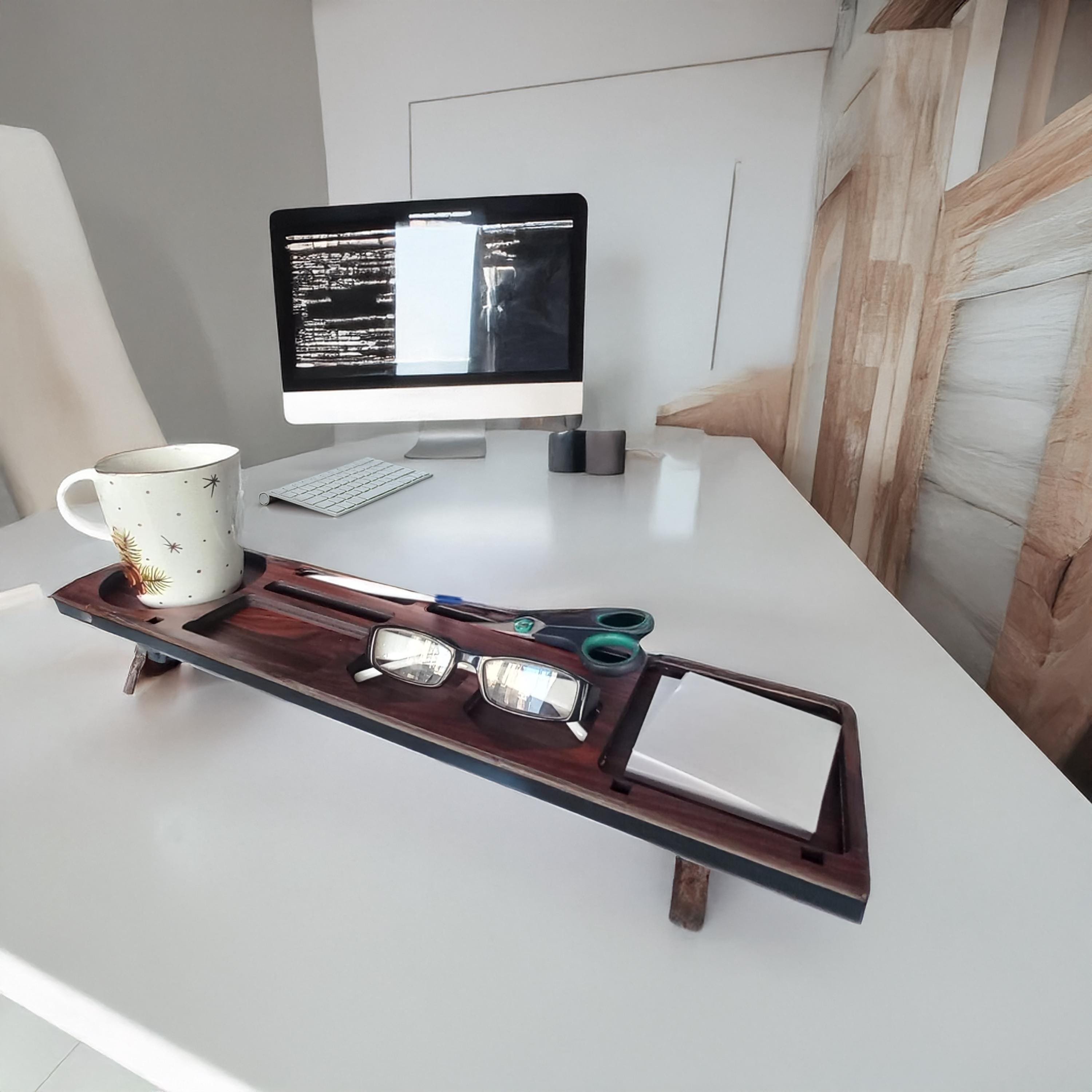 Personalized Wooden Desk Organizer – Custom Name, Office & Home Gift - Etsy