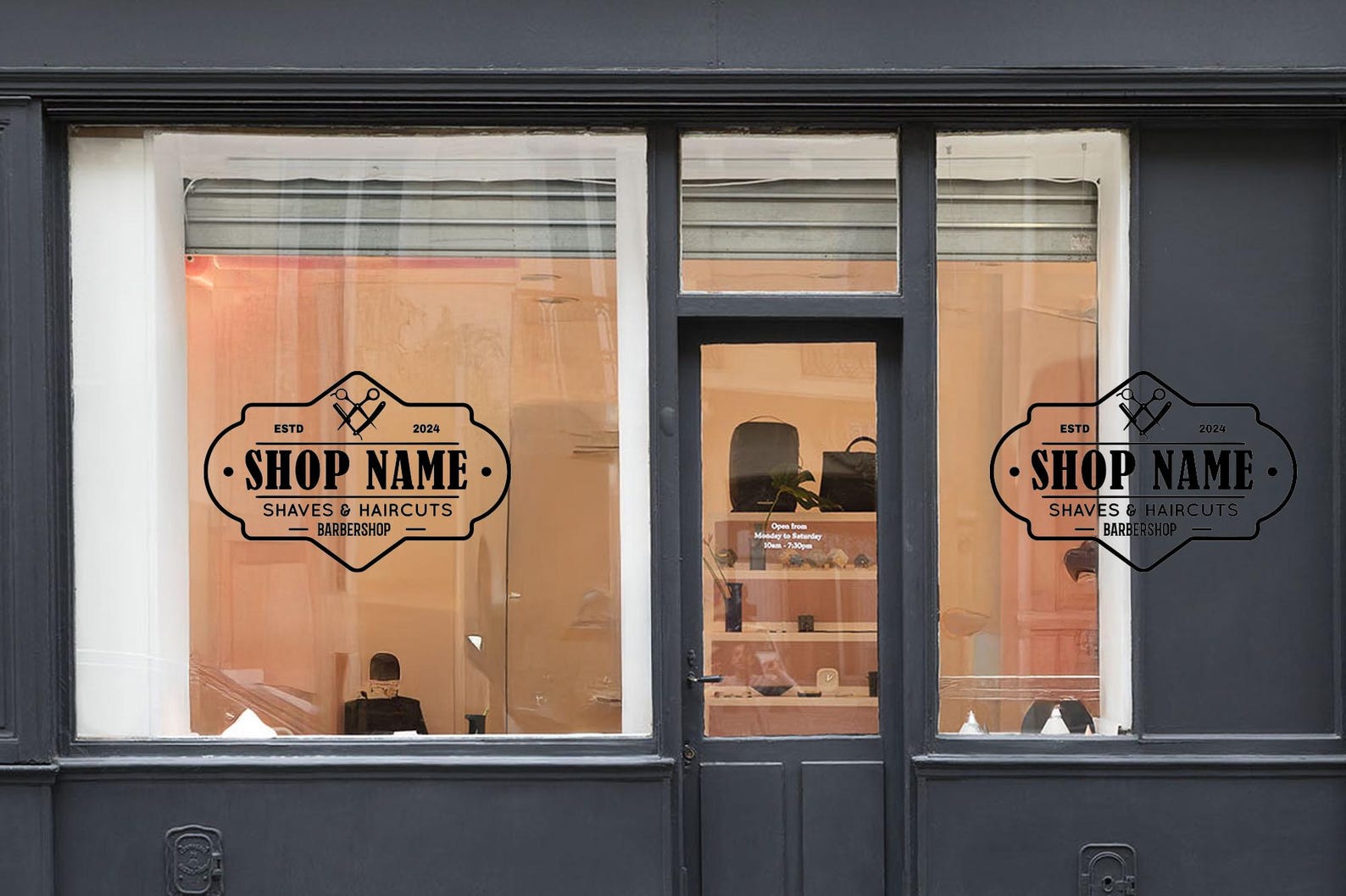 Custom Business Window Decal Personalized Storefront Sticker Vinyl Shop ...