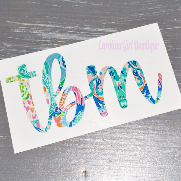 Preppy Car Decal - Etsy