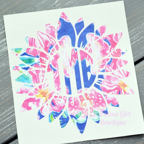 Preppy Car Decal - Etsy